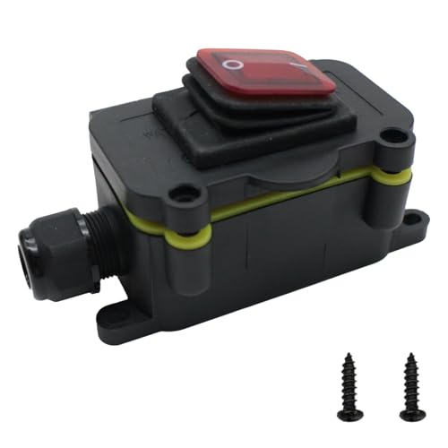 MAKERELE Inline Cord Switch AC 20A-125V 16A-250V Inline Power Switch ...