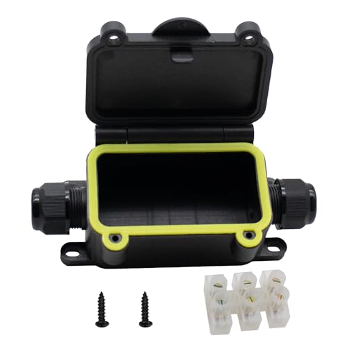 MAKERELE Mini Junction Box Outdoor Waterproof IP68 Underground ...