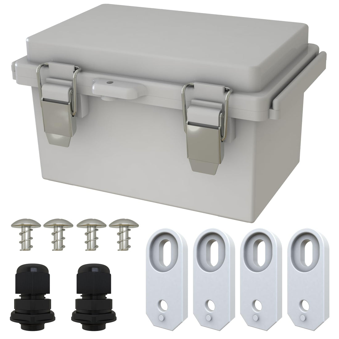 MAKERELE Waterproof Junction Box Outdoor Junction Box ABS Plastic ...